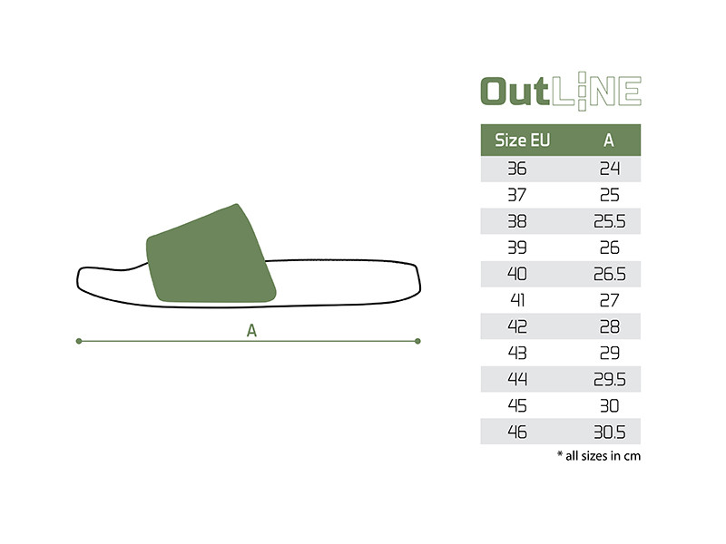 Slide sandals Delphin OutLINE CARP